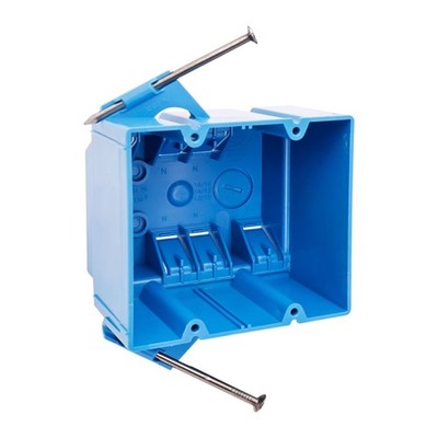 New Work 2-Gang Electrical Box ETL Certified 18 Cu In Outlet/Switch ...