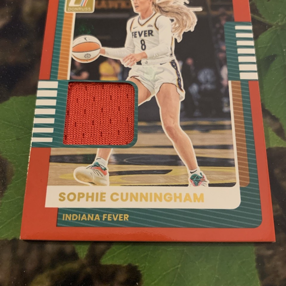 2025 WNBA Donruss Sophie Cunningham Red Patch Jersey Series #35 Fever ...