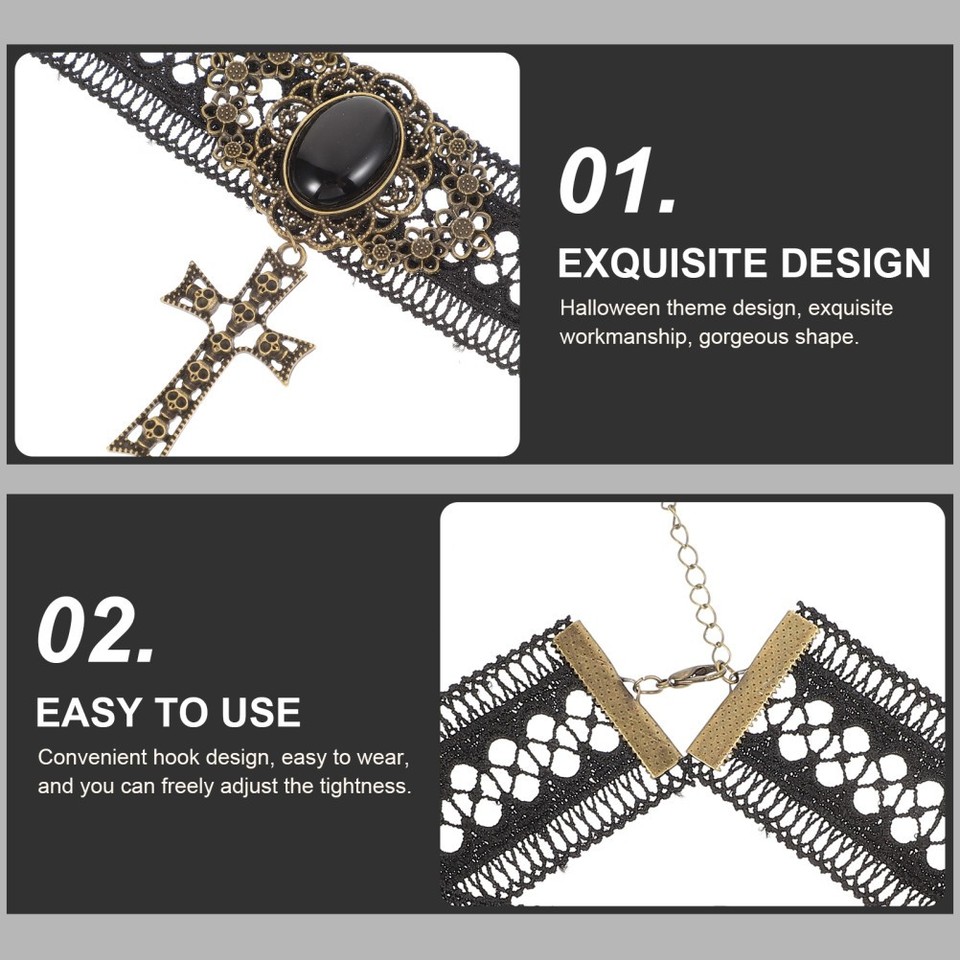 Women's Necklaces Exaggerated Clavicle Chain for Halloween Festive ...