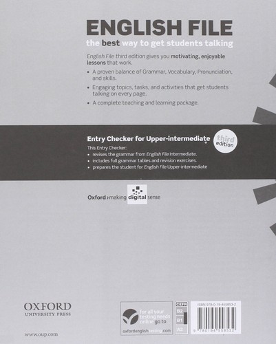 ENGLISH FILE DIGITAL B2 UPPER-INTERMEDIATE STUDENT'S BOOK OXFORD ...