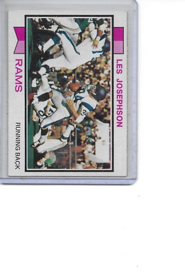 1973 Topps Les Josephson Los Angeles Rams Football Card #41 | eBay