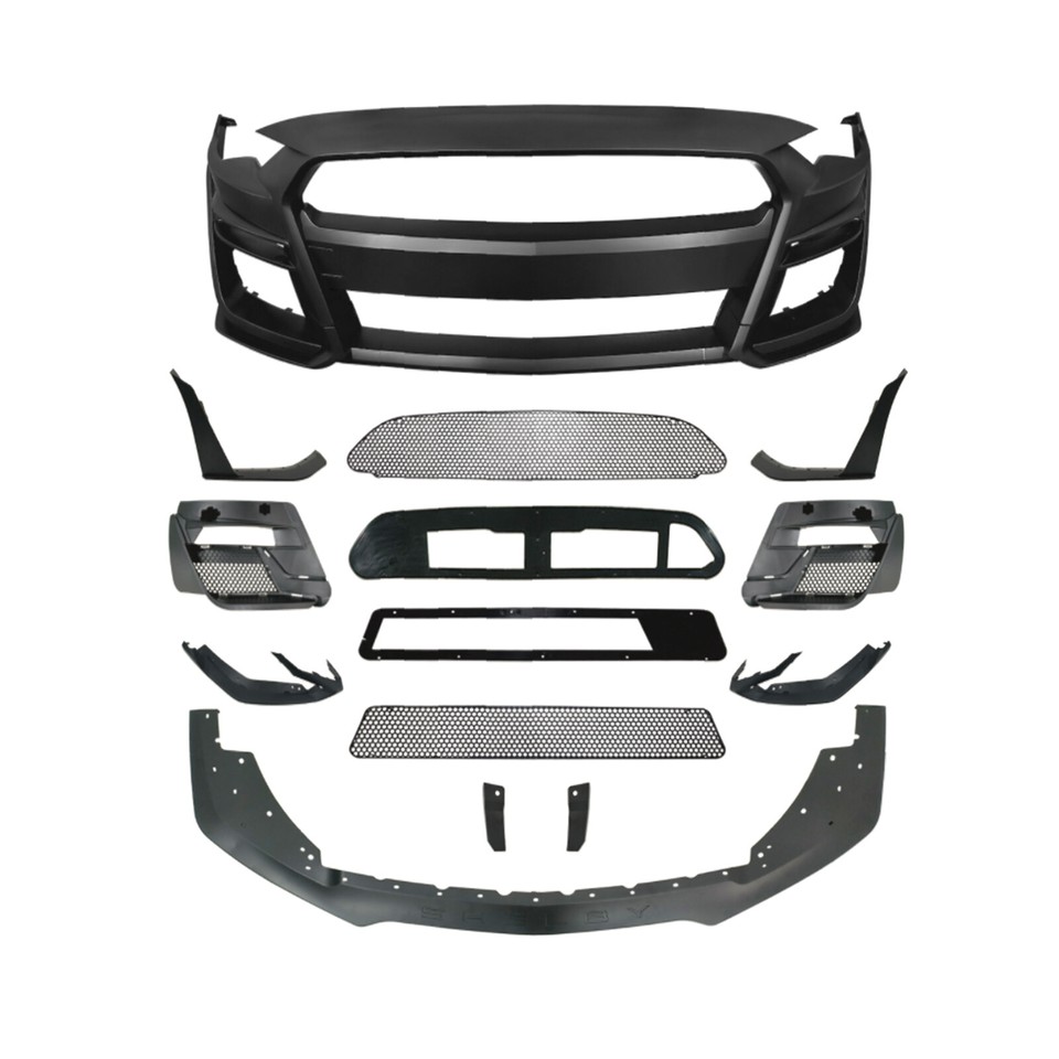 Complete Front Bumper Cover Conversion For 2018-2023 Ford Mustang GT500 ...