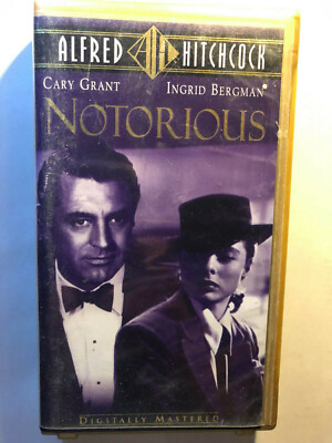 NOTORIOUS CARY GRANT, INDRIG BERGMAN ALFRED HITCHCOCK DIGITALLY ...