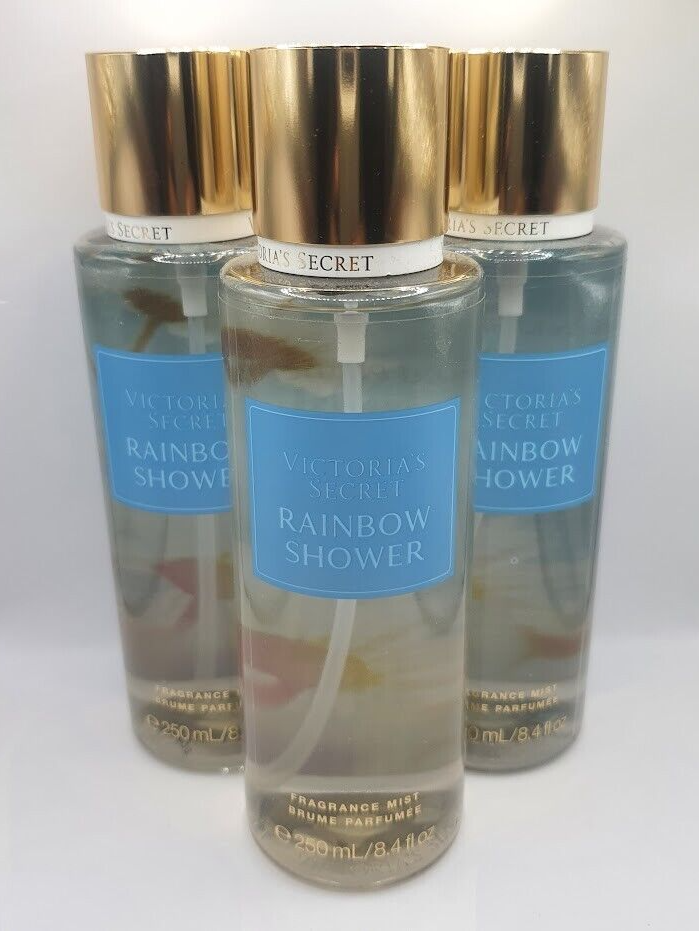 VICTORIA'S SECRET RAINBOW SHOWER FRAGRANCE BODY MIST 8.4 OZ (SET OF 3 ...