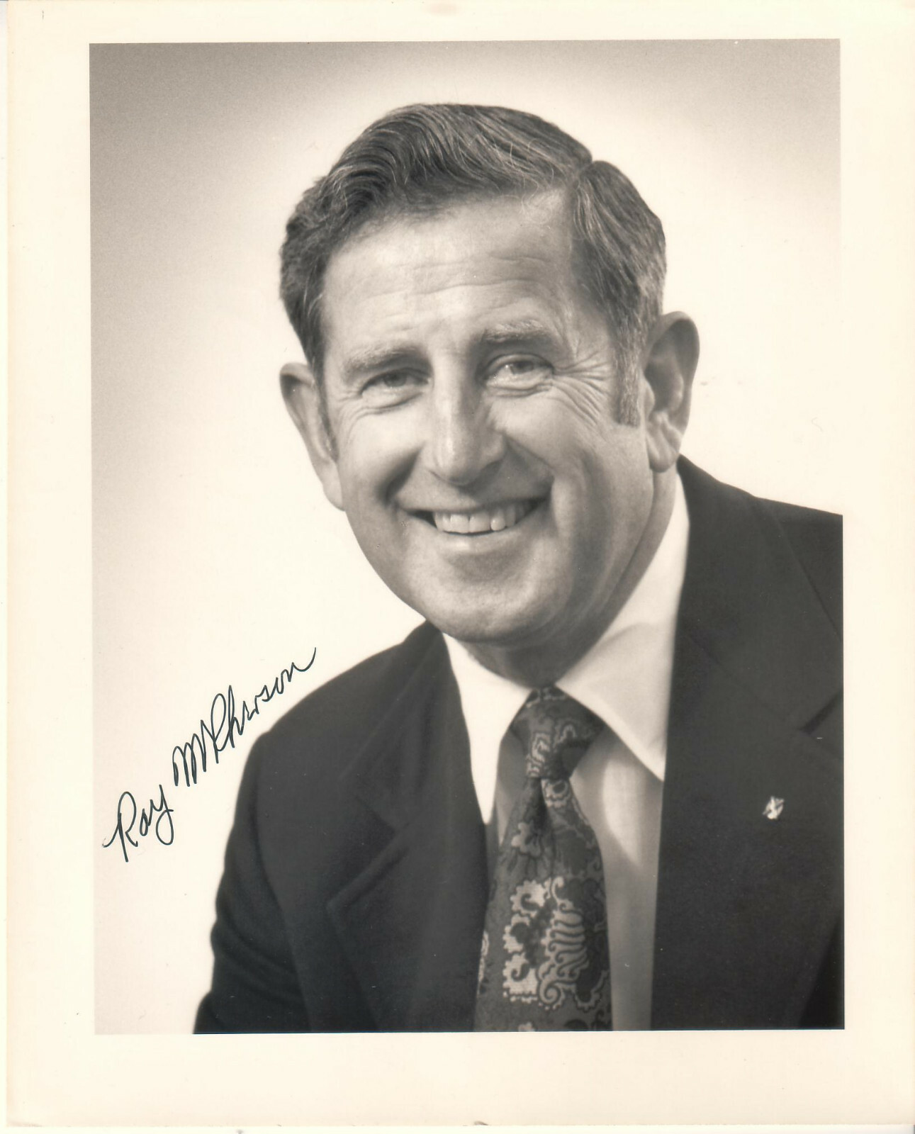 8x10 glossy photo signed in 1977 by Boeing YC-14 test pilot Ray ...