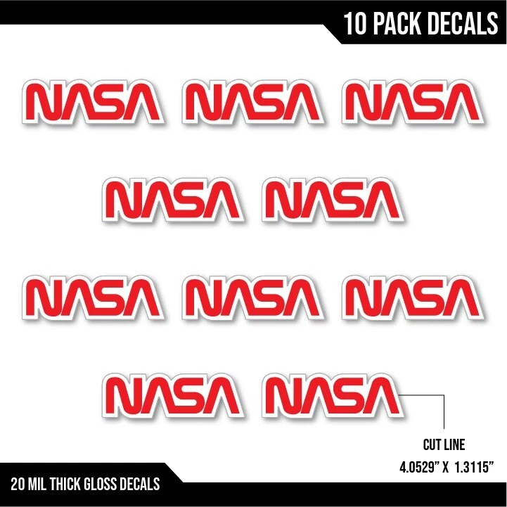 Nasa Stickers Logo 1