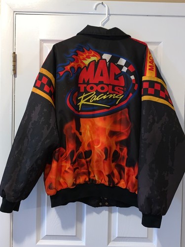 VINTAGE MAC TOOLS RACING MENS JACKET SIZE XL CHEST 30" LENGTH 27" MADE ...