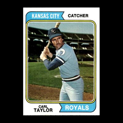 Carl Taylor 1974 Topps Kansas City Royals #627 Great Set Break! | eBay
