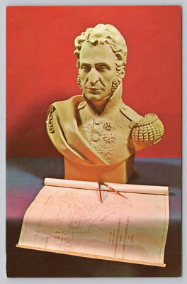 Postcard General Simon Bernard Designer of Fort Monroe Virginia ...