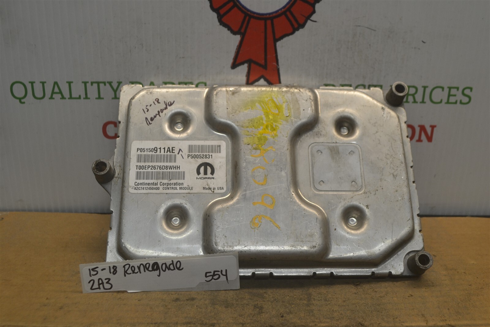2015-2018 Jeep Renegade Engine Control Unit ECU P05150911AE Module 554 ...