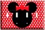 MINNIE MOUSE EARS SILHOUETTE RED POLKA DOTS LIGHT SWITCH OUTLET GIRLS ...