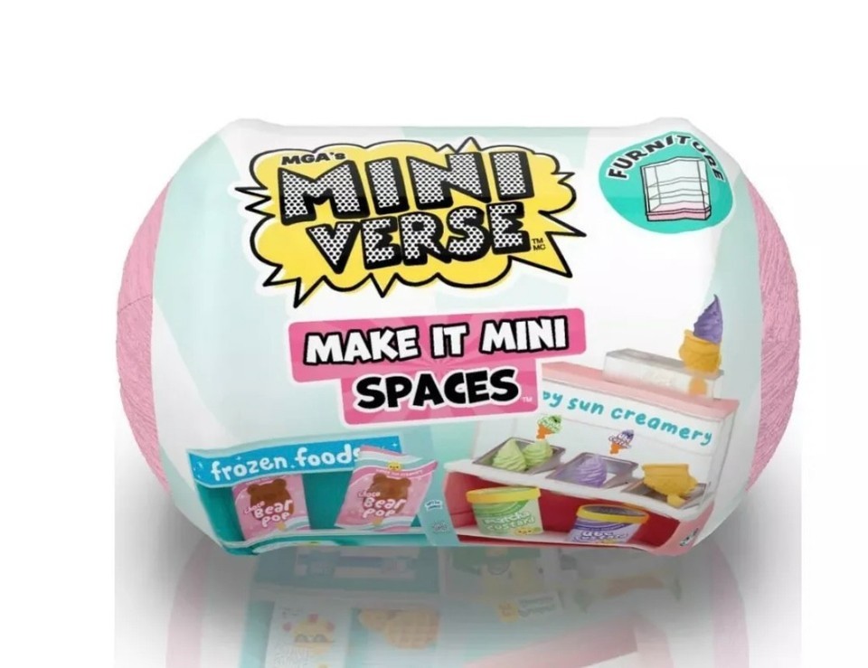MGA Miniverse Make It Mini SPACES Furntiture Bakery Display Case BRAND ...