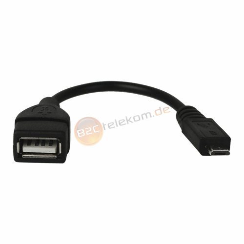 USB OTG Adapterkabel + Data Sync & Laden für Samsung Galaxy S2 i9100 ...