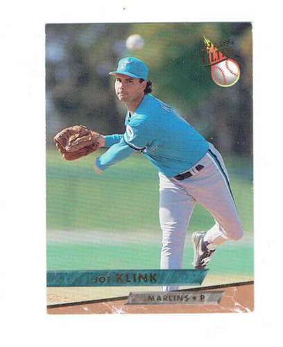 Joe Klink Florida Marlins Pitcher #380 Fleer Ultra 1993 #Baseball Card ...