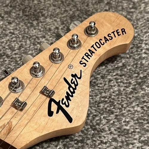 Fender Stratocaster headstock decal / vinyl sticker transfer / NEW UK ...
