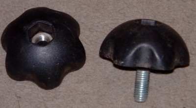 Set of 4 nylon M8 handwheel - nut or any length bolt | eBay UK