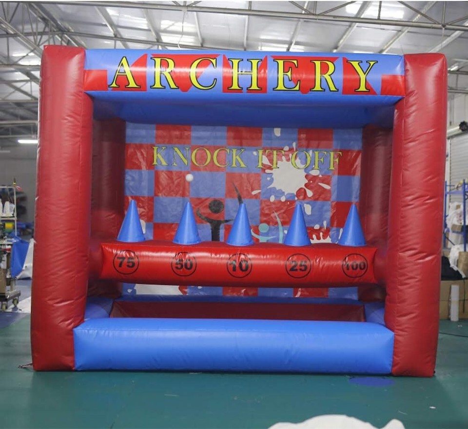 Inflatable Interactive Archery Range Game W/Longbow&Arrows Archery ...