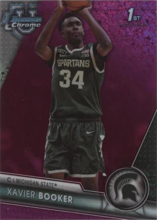 2023-24 Bowman University Chrome - Fuchsia Mini-Diamond Refractor #57 ...