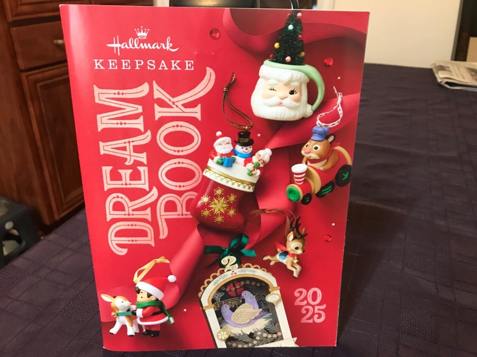 2025~NEW HALLMARK KEEPSAKE~DREAM BOOK / WITH WISH LIST/NEW PRICE SHEET ...