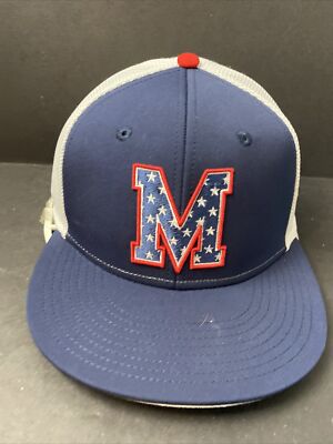 7 1/4 Ole Miss Rebels Marshalls Col Reb The Game Fitted Rare Baseball ...