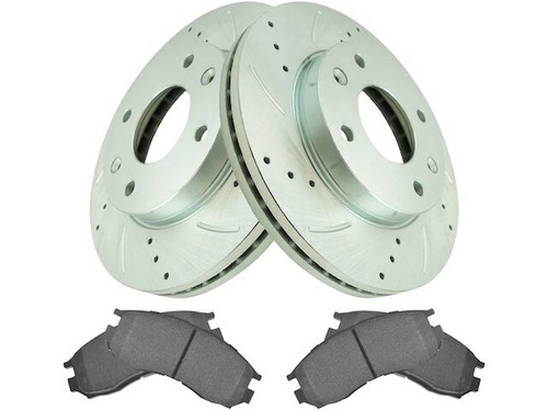 Front Brake Pad and Rotor Kit For Eagle Plymouth Summit Colt Expo ...