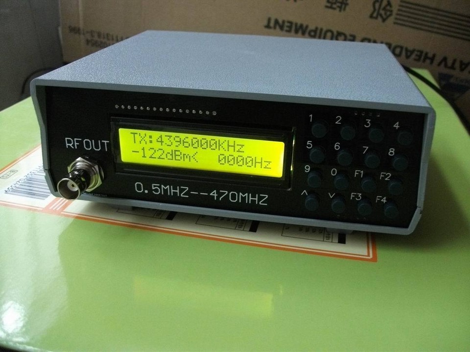 0.5Mhz-470Mhz RF Signal Generator Meter Tester For FM Radio Walkie ...