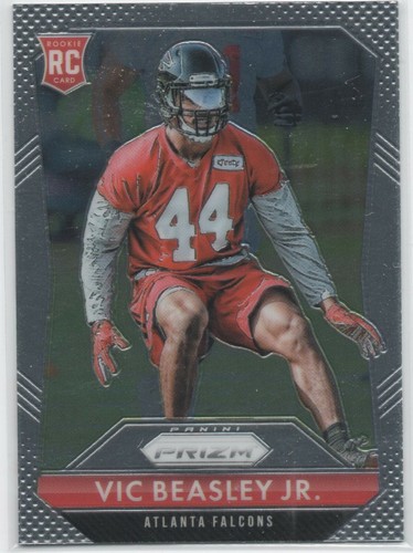 2015 Panini Prizm Football #299 Vic Beasley Jr. ATLANTA FALCONS Rookie ...
