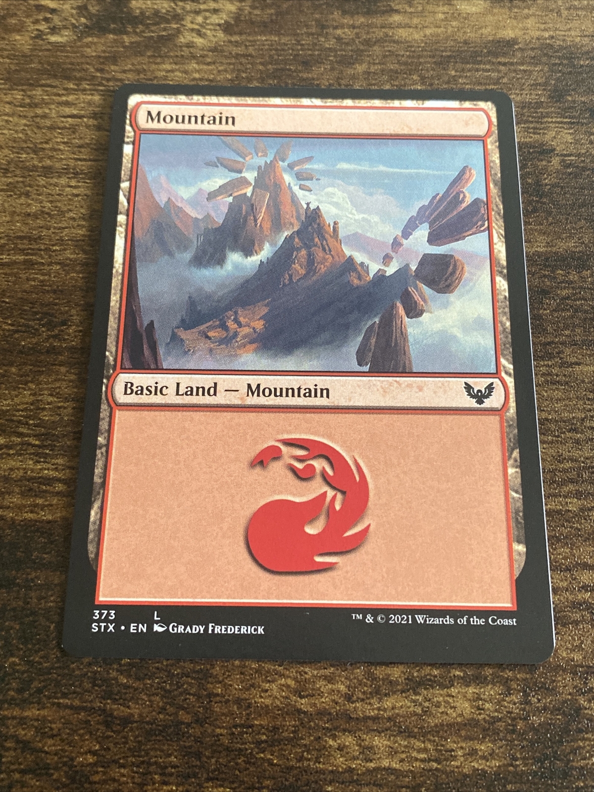 Magic The Gathering MTG Strixhaven Basic Land Mountain #373 C7485* | eBay