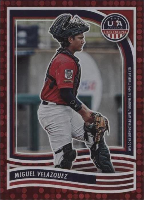2024 Panini Stars and Stripes - Miguel Velazquez #108 Red /199 (RC) for ...
