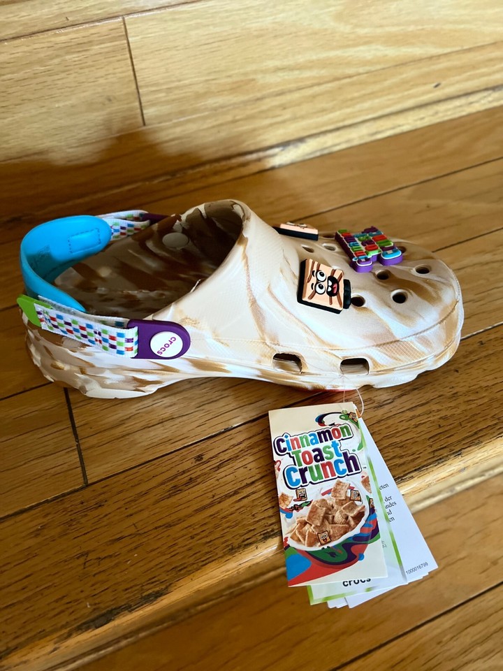 Crocs x Cinnamon Toast Crunch Shoes Size J6 Youth/Womens 8/EU 38 ...