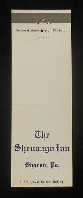 1960s The Shenango Inn Sharon PA Mercer Co Matchbook Pennsylvania | eBay