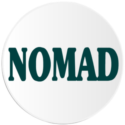 Nomad - Circle Sticker Decal 3 Inch - Wanderlust Travel Vagabond ...