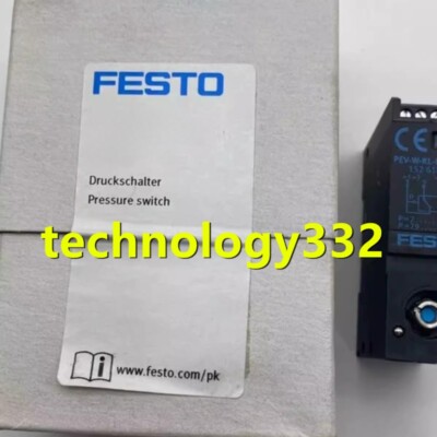 1PC FESTO Pneumatic pressure converter Pressure switch PEV-W-S-LED-GH ...