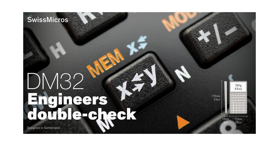 DM32 RPN Scientific Calculator – HP-32SII Inspired Programmable ...