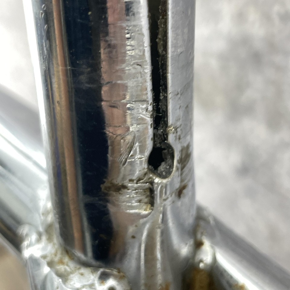 Vintage Apollo MK1 BMX Frame Fork Set MX-800 Chrome 1980s Old School ...