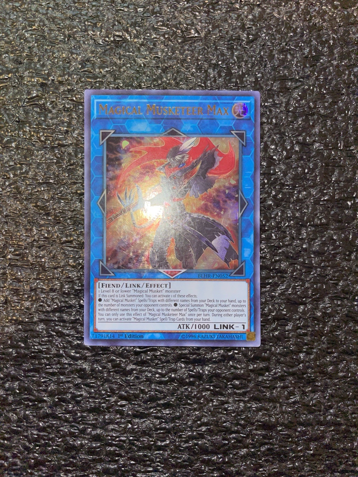 Yugioh! Magical Musketeer Max BLHR-EN052 Ultra Rare 1st Edition Light ...
