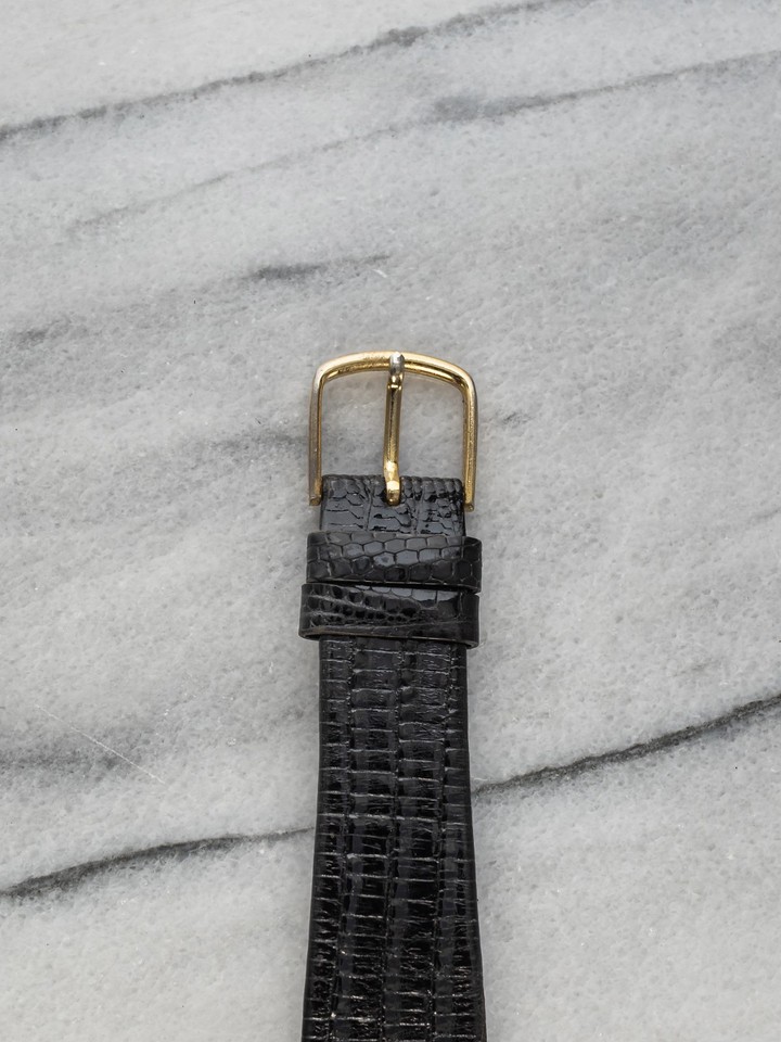 Vintage Baume & Mercier 80s Dual 18K Yellow Gold Champagne Dial Manual ...