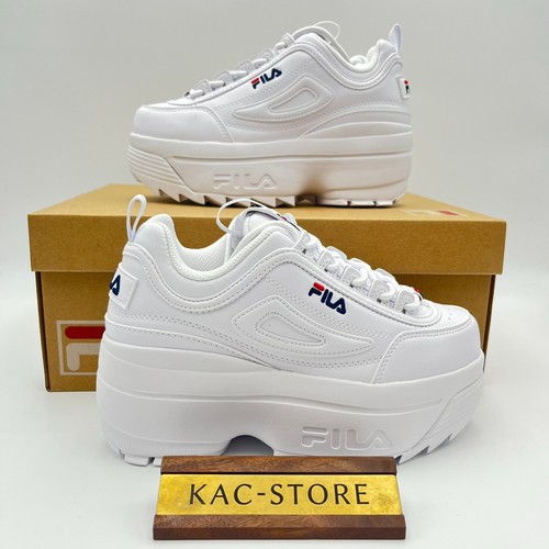 FILA DISRUPTOR 2 WEDGE Sneaker WHITE WFW22044-125 woman Platform ...