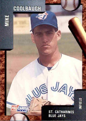 1992 St. Catharines Blue Jays Fleer/ProCards #3395 Mike Coolbaugh San ...