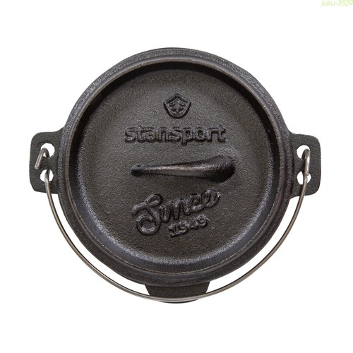 Stansport 1 QT Pre-Seasoned Cast Iron Dutch Oven Flat Bottom | eBay