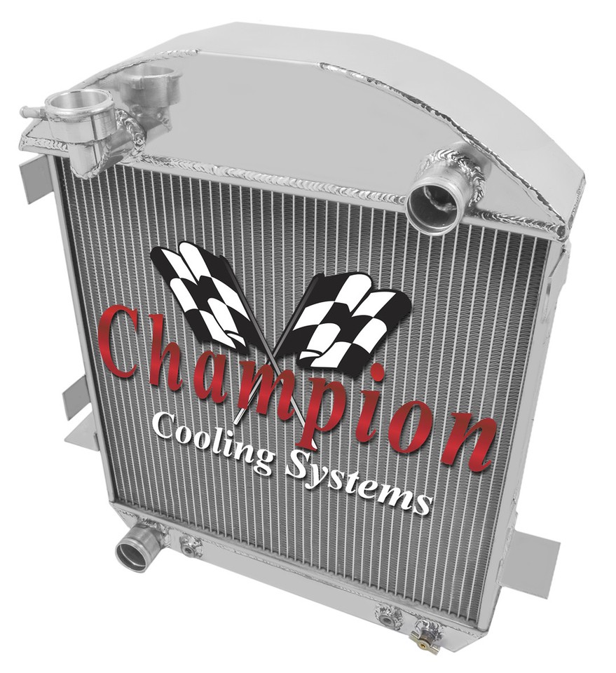 3 Row Aluminum Champion Radiator for 1917 - 1927 Ford Model T Ford ...