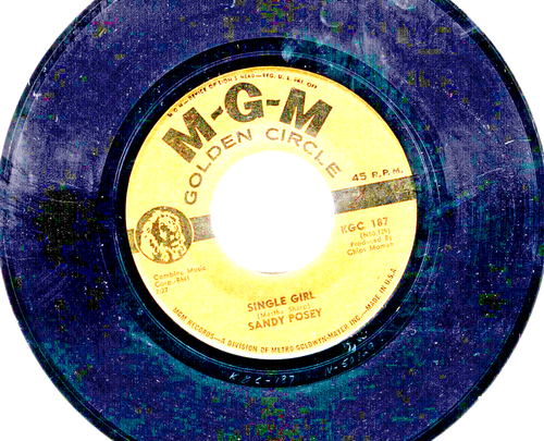SANDY POSEY: BORN A WOMAN / SINGLE GIRL .. 45 RPM -2167 | eBay
