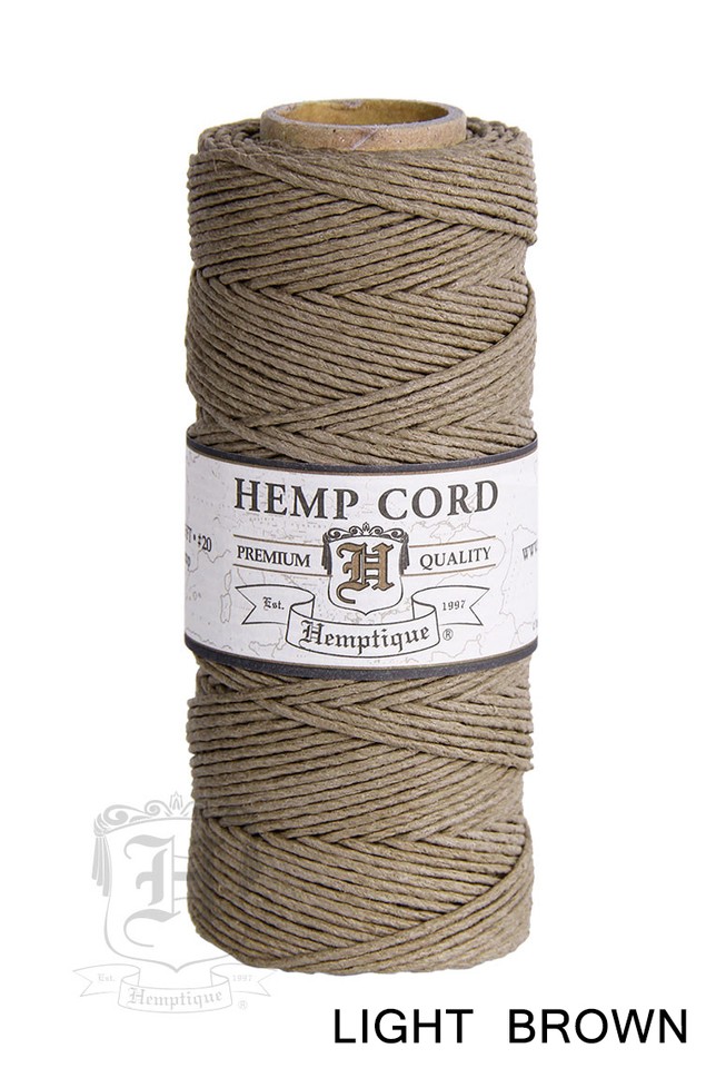 1MM Solid Polished Hemp Twine Hemptique Cord Macrame String 20lbs ...