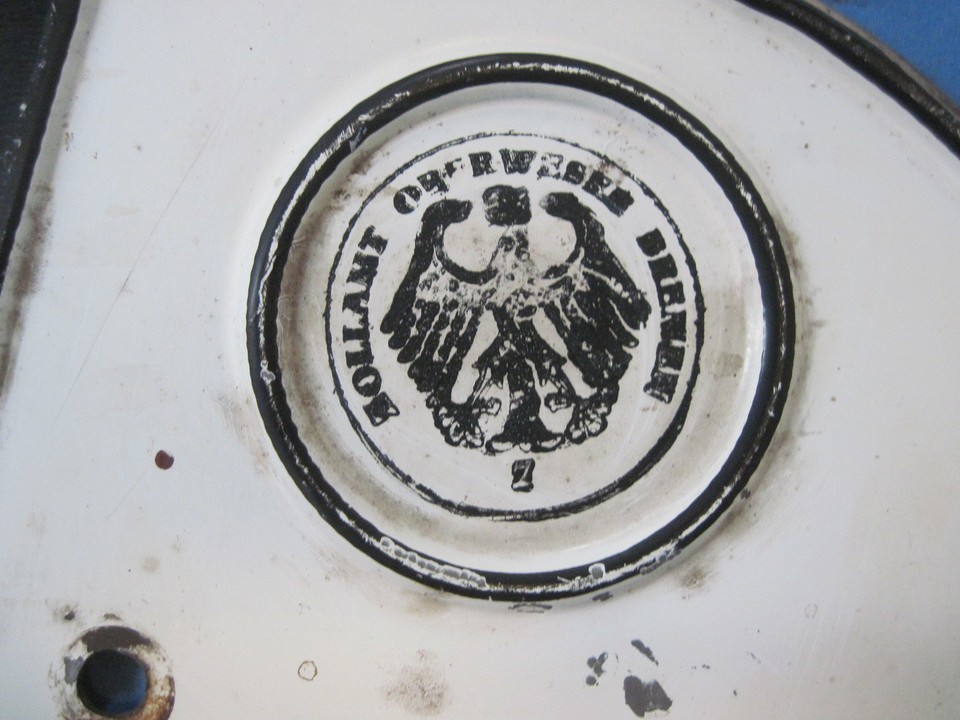 Germany license plate oval heavy older style Bremen Freihavn | eBay