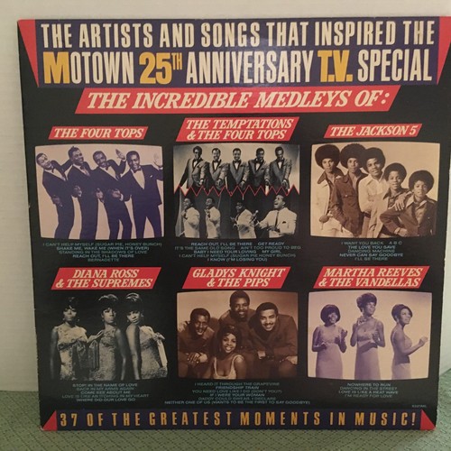 MOTOWN 25TH ANNIVERSARY SPECIAL LP VARIOUS ARTIST | eBay
