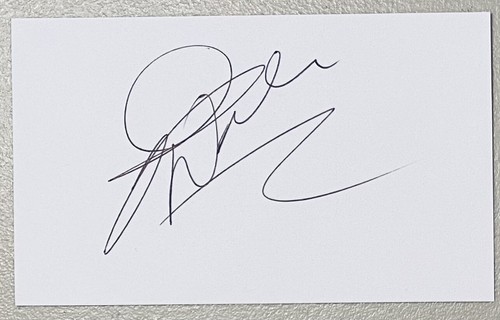 Paul Walker Signed Autographed 3x5 Card Full JSA Letter The Fast And ...