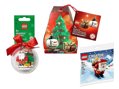 New 3 Lego 854037 854038 30580 Christmas Santa Claus Snowman & Reindeer ...