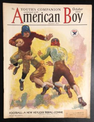 Américain Garçon Oct 1933 Orson Lowell Housse,William Heyliger,Football ...