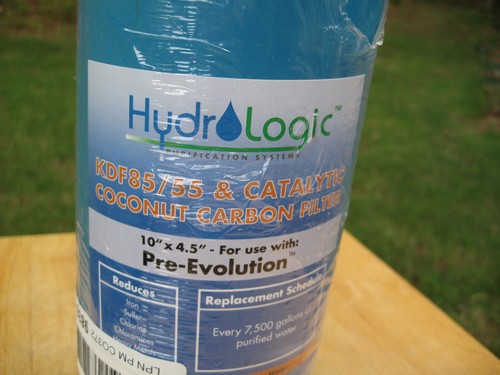 Hydro-Logic KDF85/55 Catalytic Carbon Water Filter Pre-evolution LPN ...