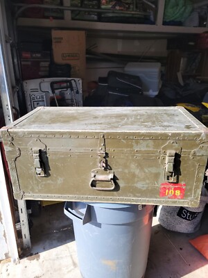 WW2 Vintage Military Trunk | eBay